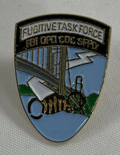 FBI San Francisco Bay Area Fugitive Task Force lapel pin police SFPD ...
