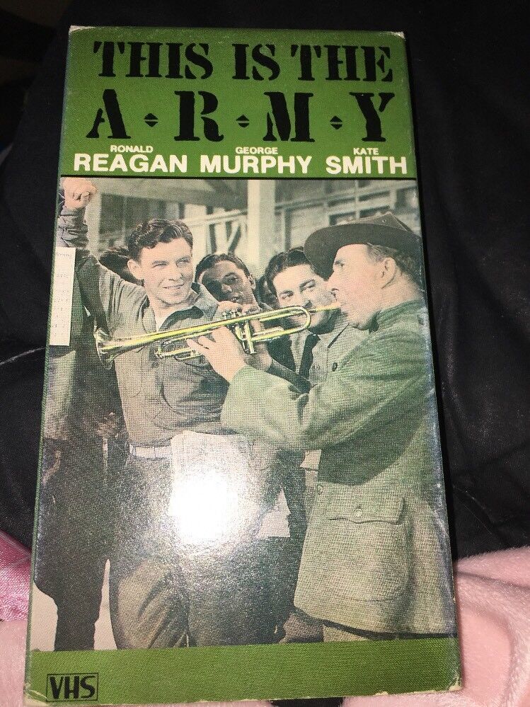 This Is The Army - VHS Tape - Color -Ronald Reagan -George Murphy ...