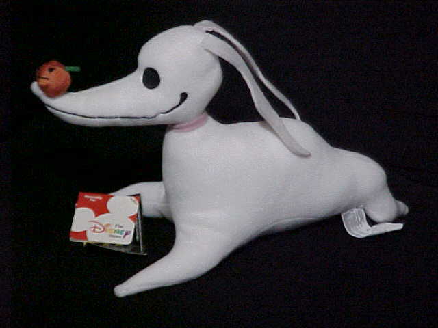 12" Zero Light Up Nose Plush Toy Tags From The Nightmare Before ...