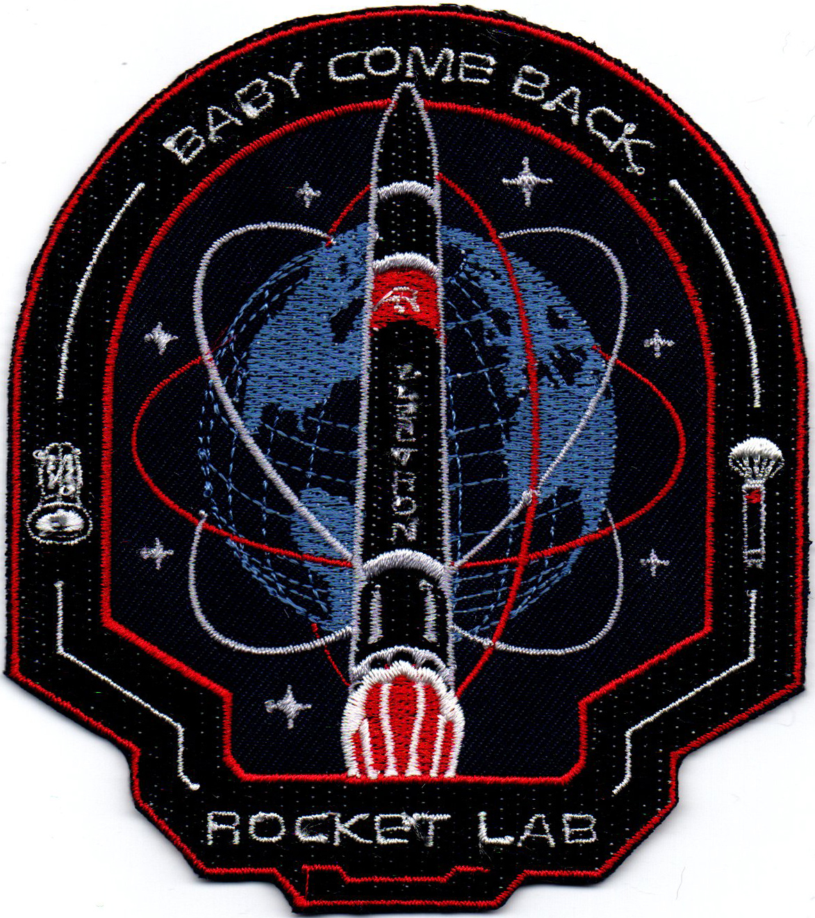 Rocket Lab 39th Electron Mission Baby Come Back Space Iron On ...