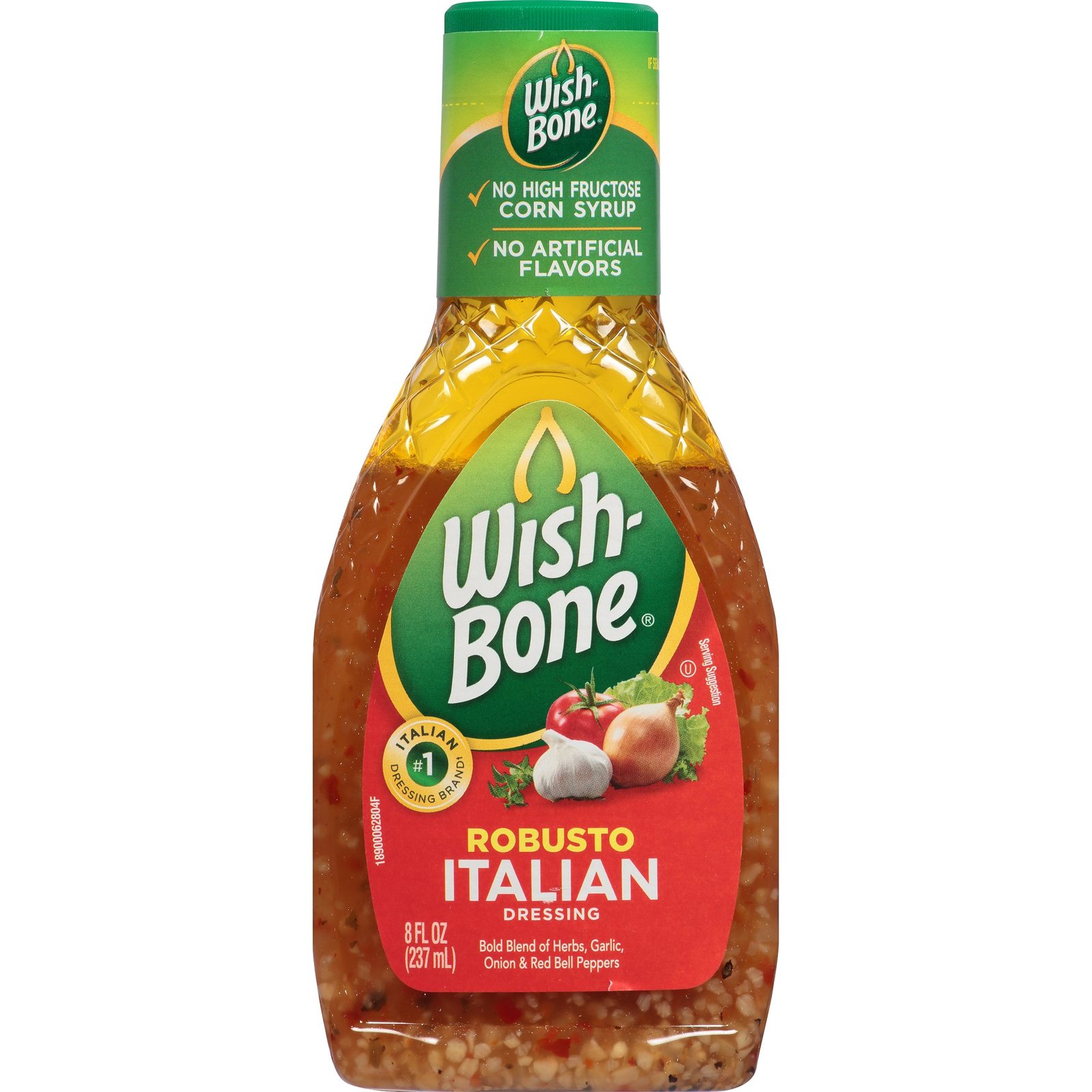 Wish-Bone Salad Dressing, Robusto Italian, 8 Ounce - Condiments