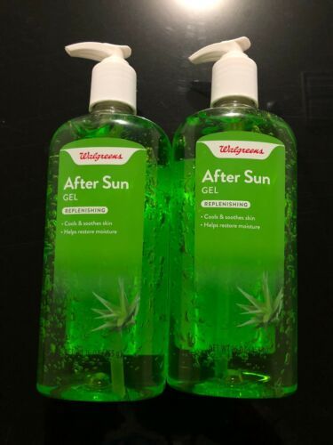 2 Pack Aloe Vera Gel After Sun Walgreens 16 Ounces Total 32 Oz Free Shipping After Sun