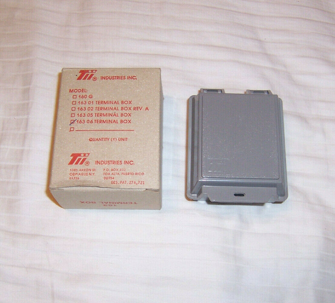 Tii Network Technologies model 163-06 Terminal Box, Terminal Block, NOS ...