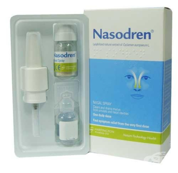 Nasodren Nasal Spray-100% natural Sinusitis Fast Relief Rhinosinusitis ...