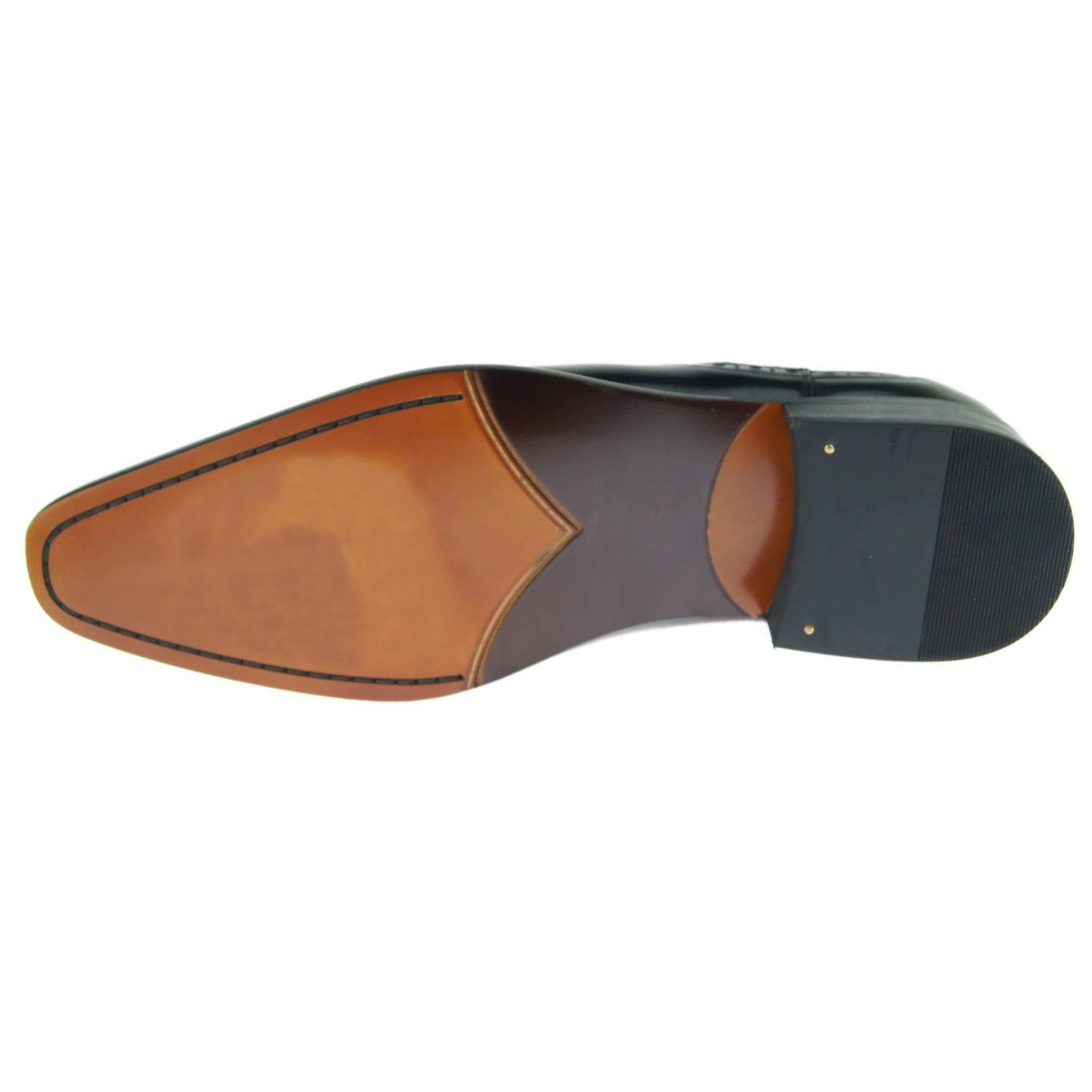 Chelsea Handmade Black Patina Slip On Elastic Panel Men Leather Pull ...