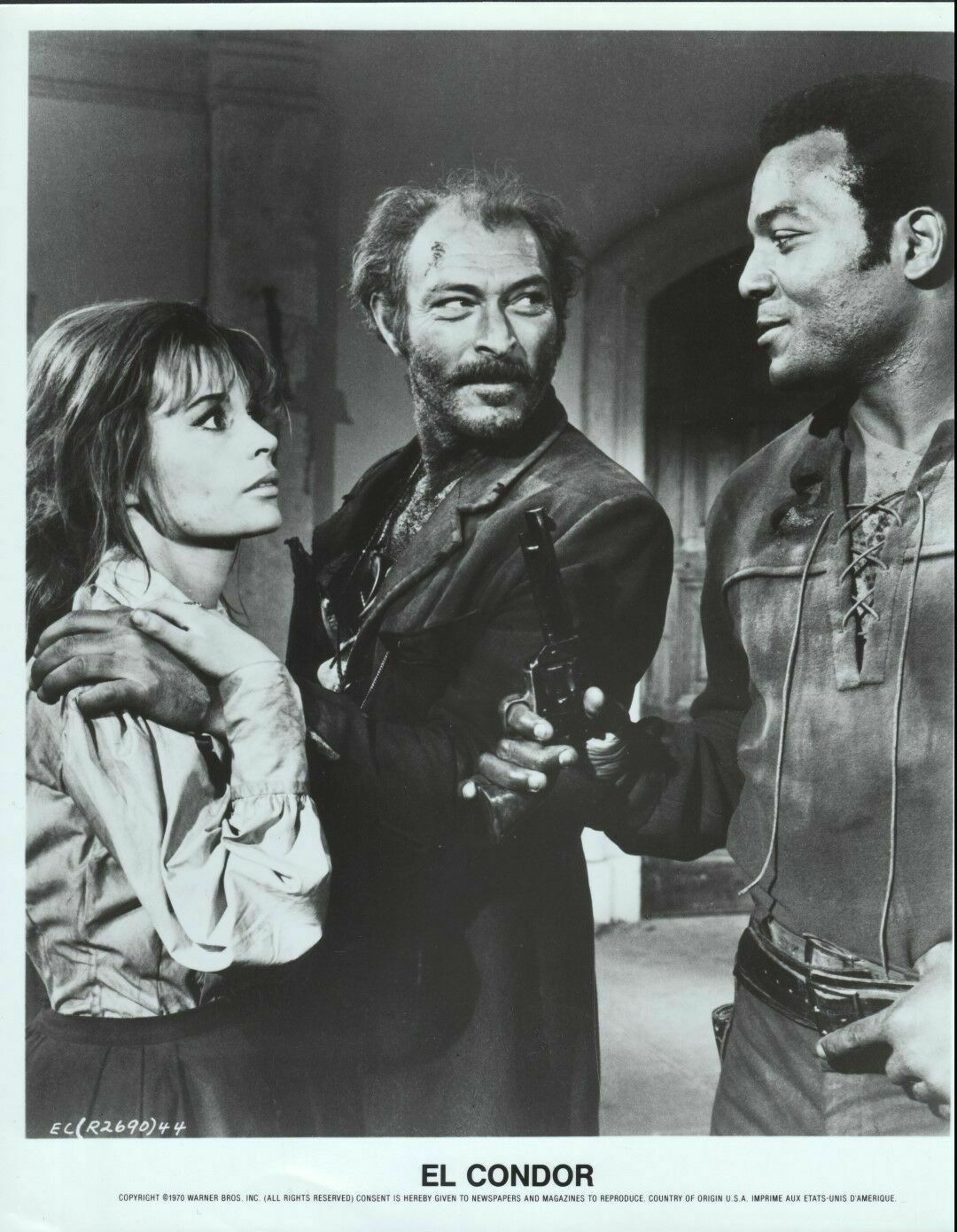 Lee Van Cleef Jim Brown Marianna Hill 8x10 Black And White Glossy Photo Photographic Images