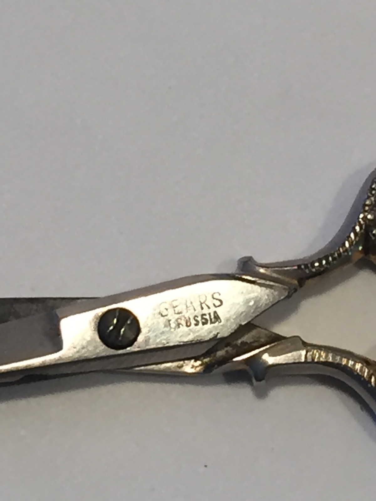 Vintage Sears Prussia 3.5" sewing/embroidery scissors- Sewing and Notions