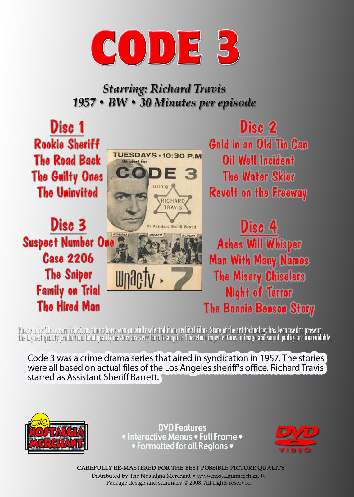 Code 3 - Classic TV Shows - Collectors Edition - DVDs & Blu-ray Discs