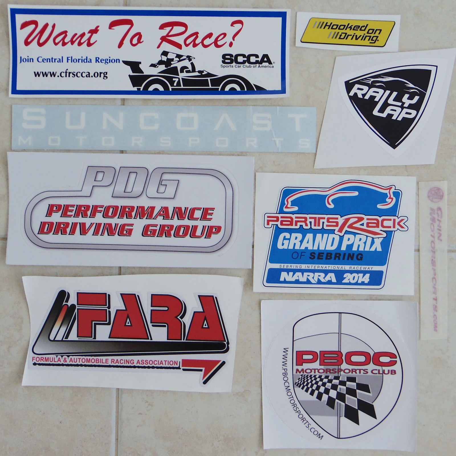 Track Day Racing Stickers Club Racing Sticker - Racing-Other
