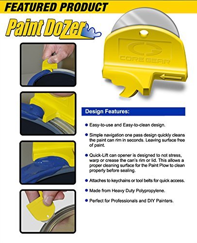 Gator Finishing CG110 Paint Dozer Paint Can Opener with Paint Can Rim ...