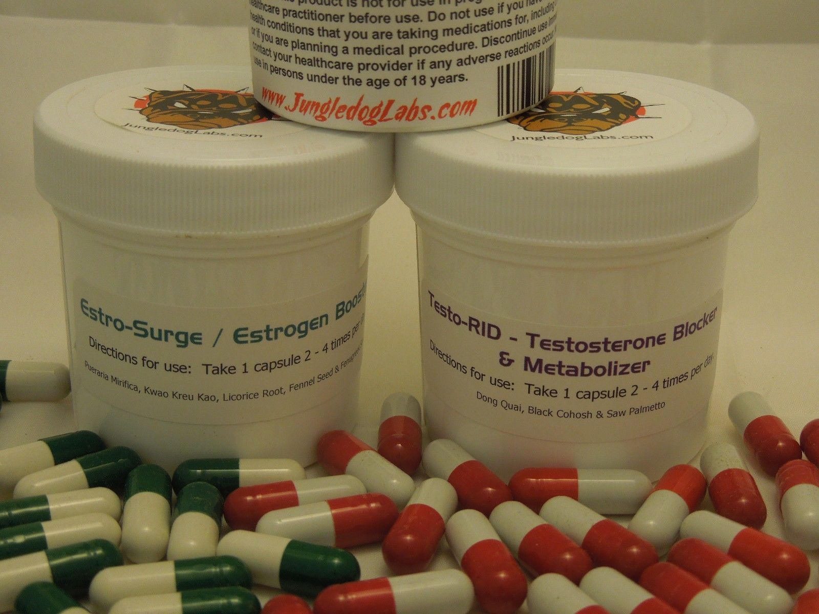 Testo-RID & Estro-Surge - Male-Female Sex Change KIT! MTF Transgender ...