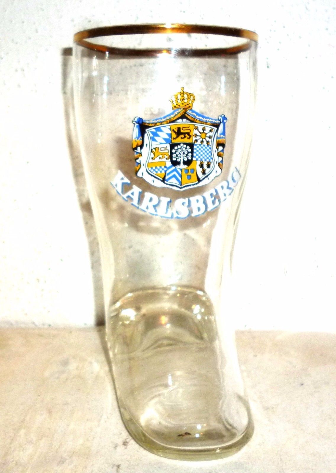 Karlsberg Homburg German Beer Glass Boot & and 50 similar items