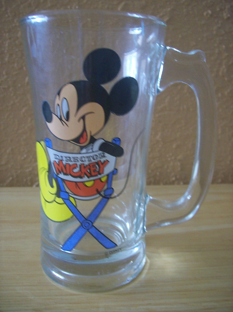 Mickey Mouse glass mug stein. - Mugs, Glasses
