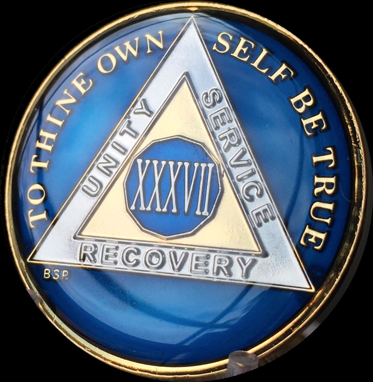 4 Year AA Medallion Gunmetal 10 Year AA Medallion Gunmetal Reflex ...