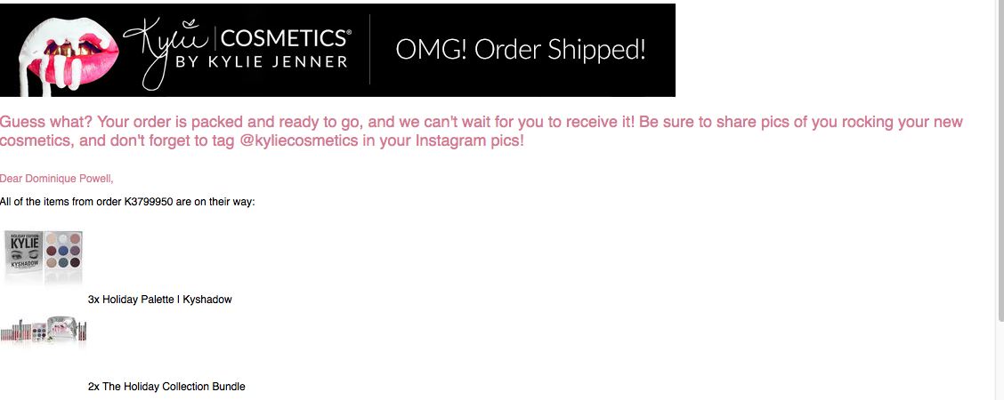 Kylie Cosmetics, Limited Edition, The Holiday Collection Bundle ...