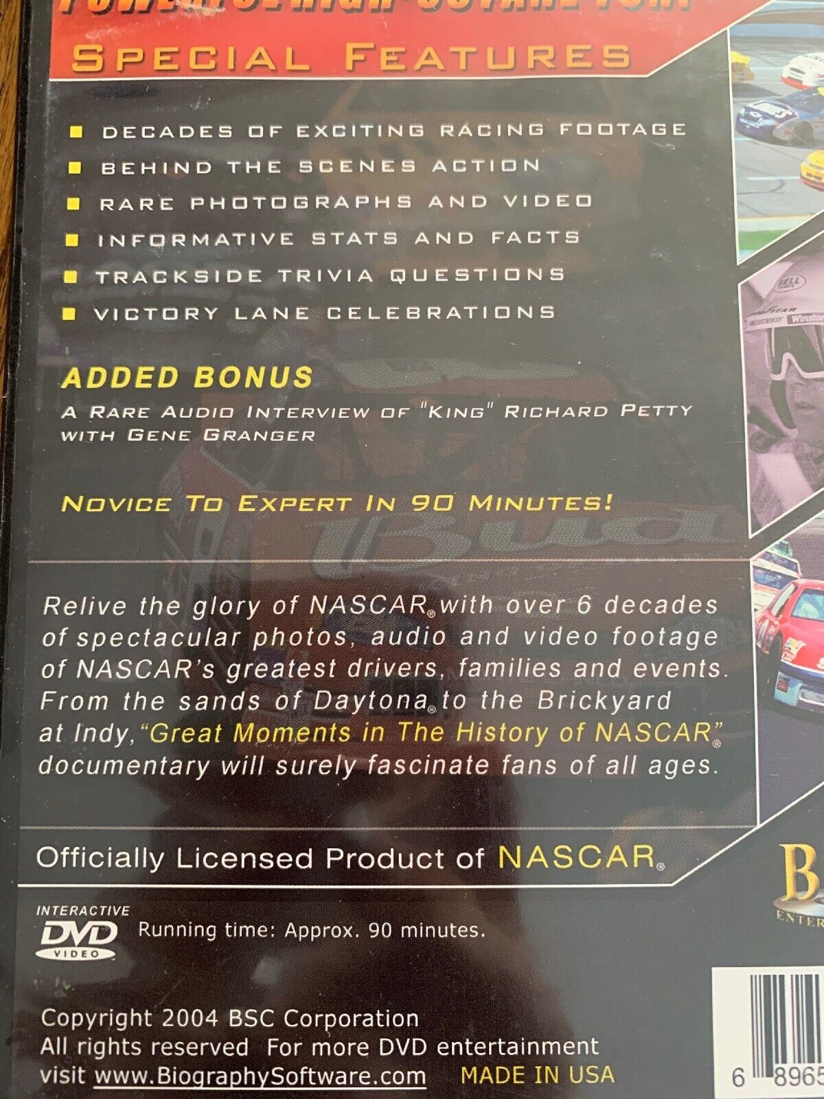 The History Of NASCAR Dvd - DVDs & Blu-ray Discs