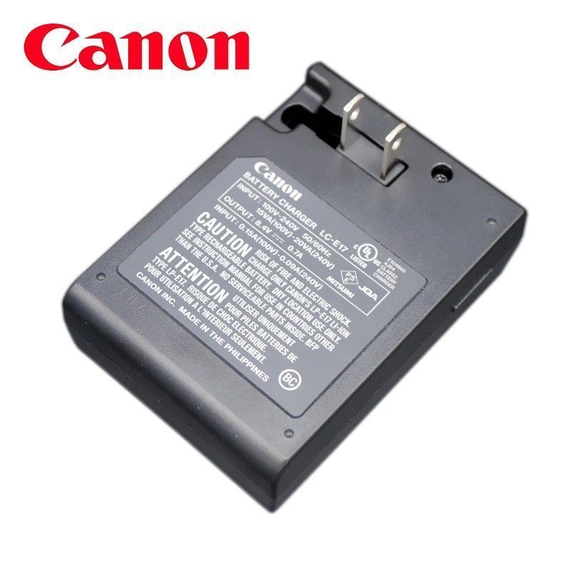 Genuine Canon Charger LC-E17, LC-E17E, 9968B001, for LP-E17 Battery ...