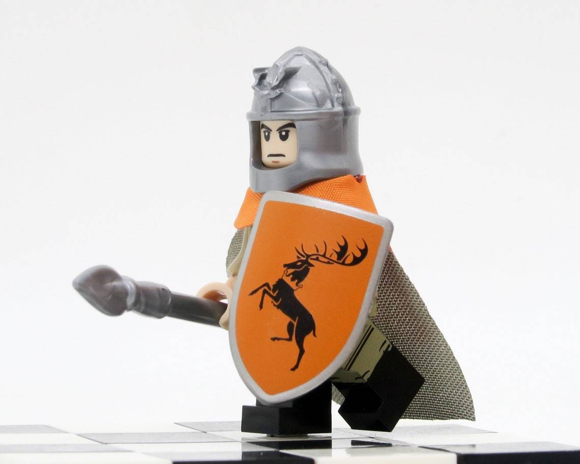 Game of Thrones Baratheon Soldier Spearman Minifigures Weapon and ...