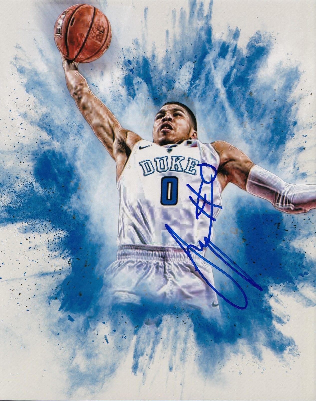 JAYSON TATUM SIGNED PHOTO 8X10 RP AUTOGRAPHED DUKE BLUEDEVILS ...