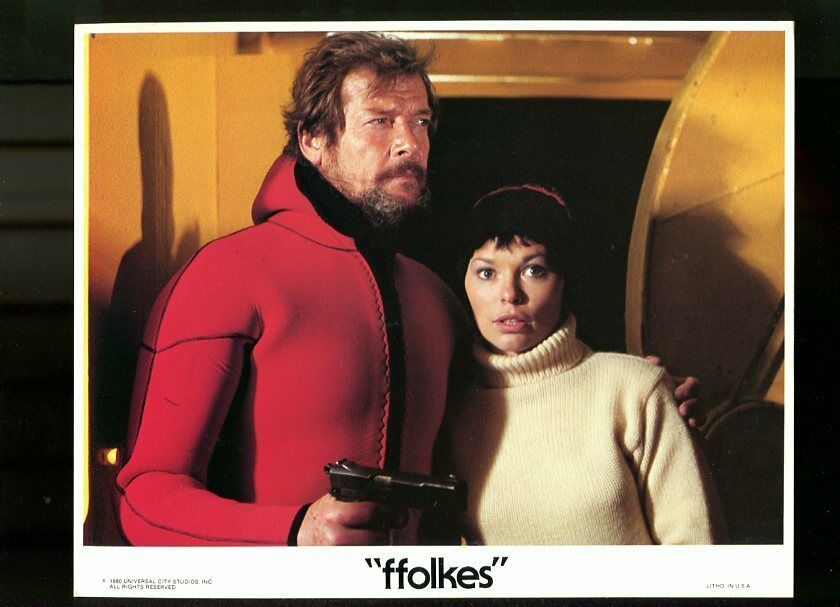 FFOLKES-8x10 PROMOTIONAL STILL-ROGER MOORE-1980 FN - Color