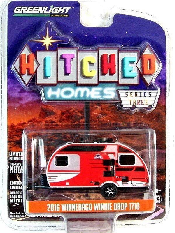 WINNEBAGO ROULOTTE WINNIE DROP 1710 ANNO 2016 ROSSO, GREENLIGHT 1:64 ...