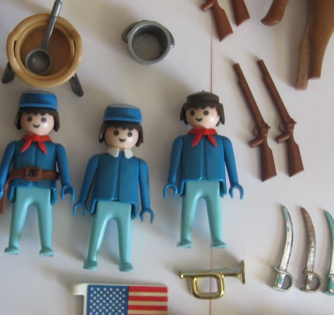 Playmobil Cavalry set Multiklicky 3408 Vintage 1980 - Playmobil