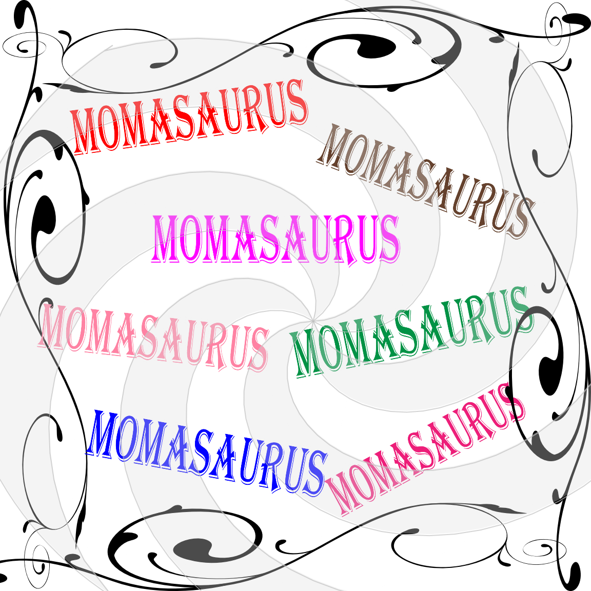 MOMASAURUS M1smp-Digital Clipart-Art Clip-Gift Cards-PNG-Banner-Gift ...