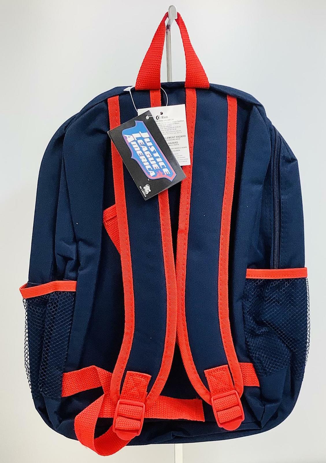 15" DC Comics~JUSTICE LEAGUE~Boys Backpack~Batman~Superman~Green ...