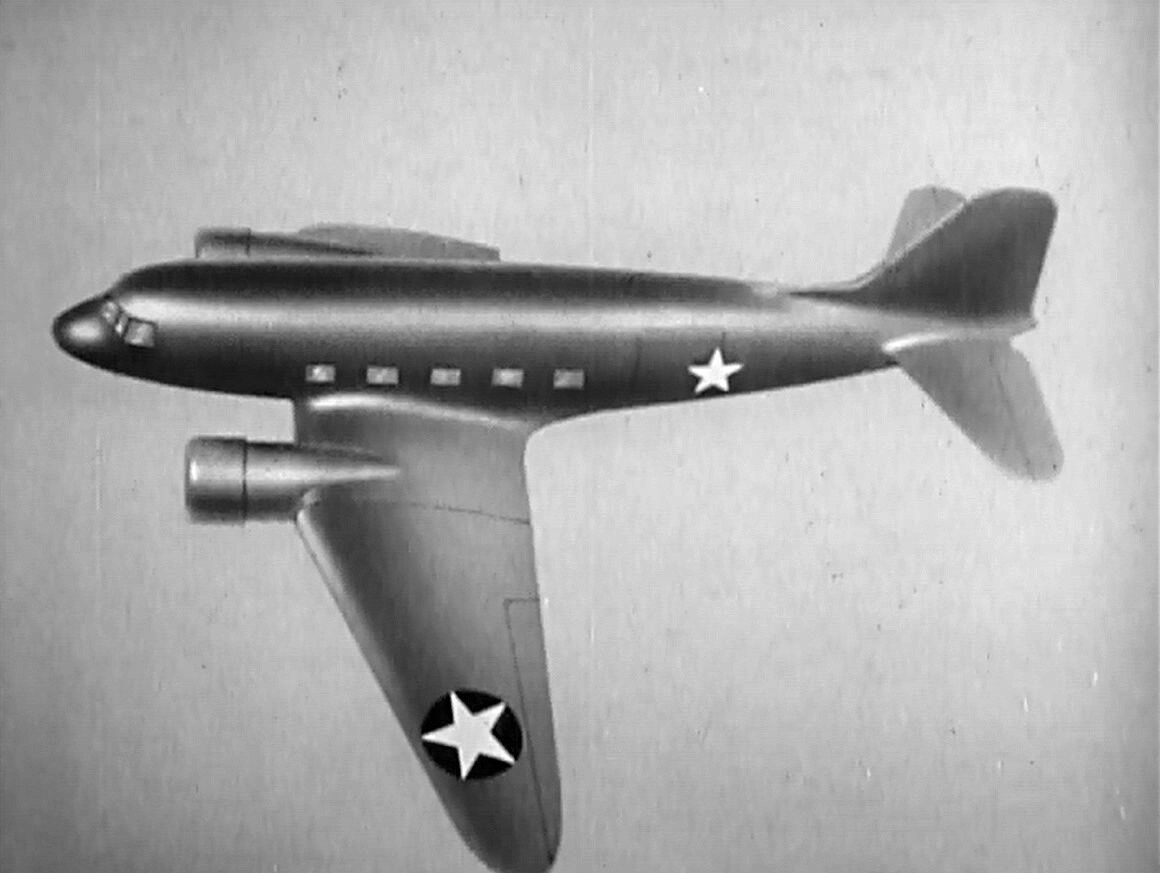 USAAF Douglas C-47 Skytrain AKA "The Gooney Bird WW2 Warbird" ATC Troop ...