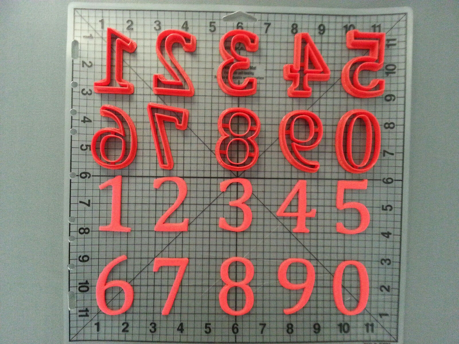 Cambria Math Font Number Cookie Cutter Set - Cookie Cutters