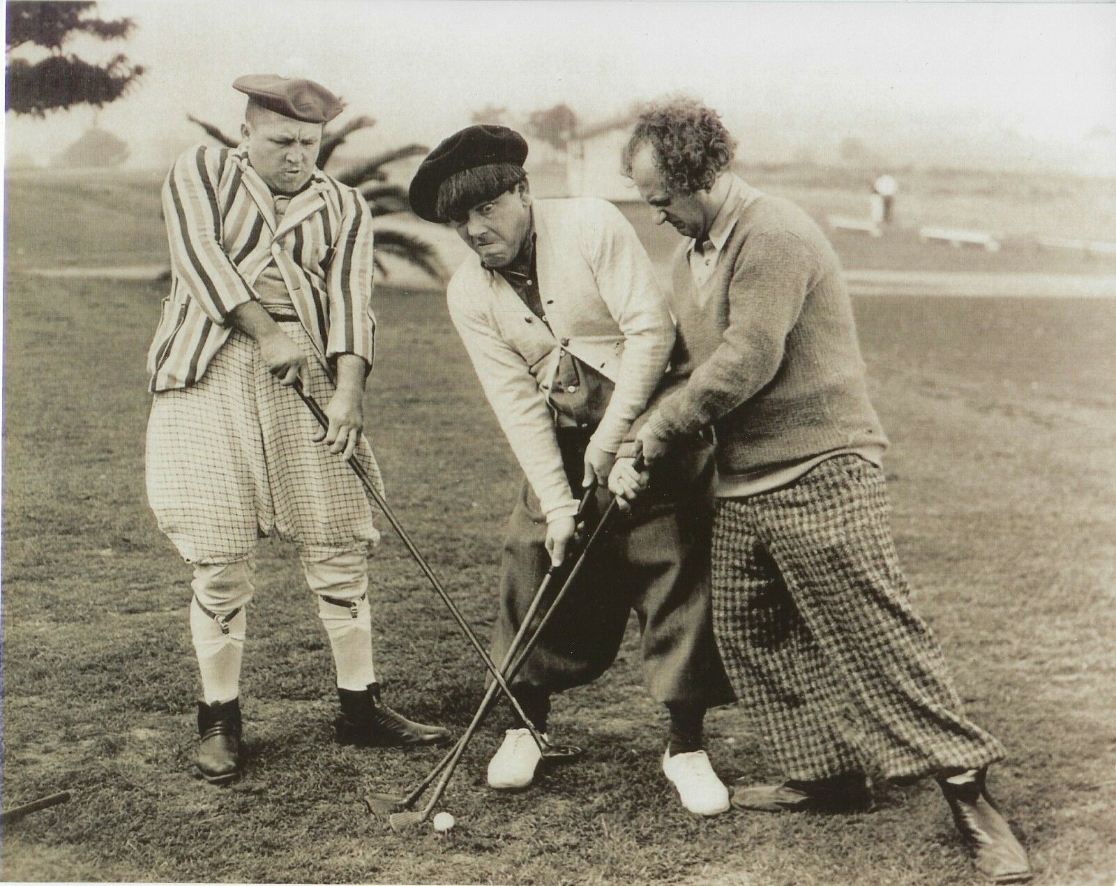 THREE STOOGES 8X10 PHOTO TV MOVIES GOLF - Other