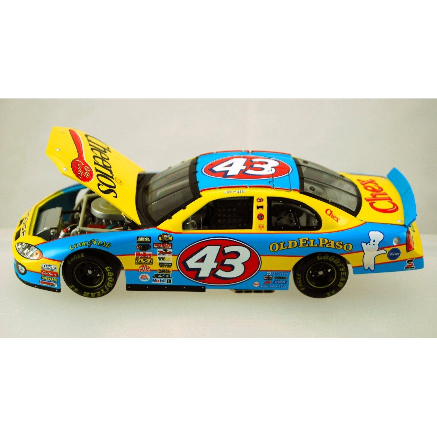 Jeff Green #43, Cheerios 2004 Dodge Intrepid new 1:24 Die Cast - Racing ...