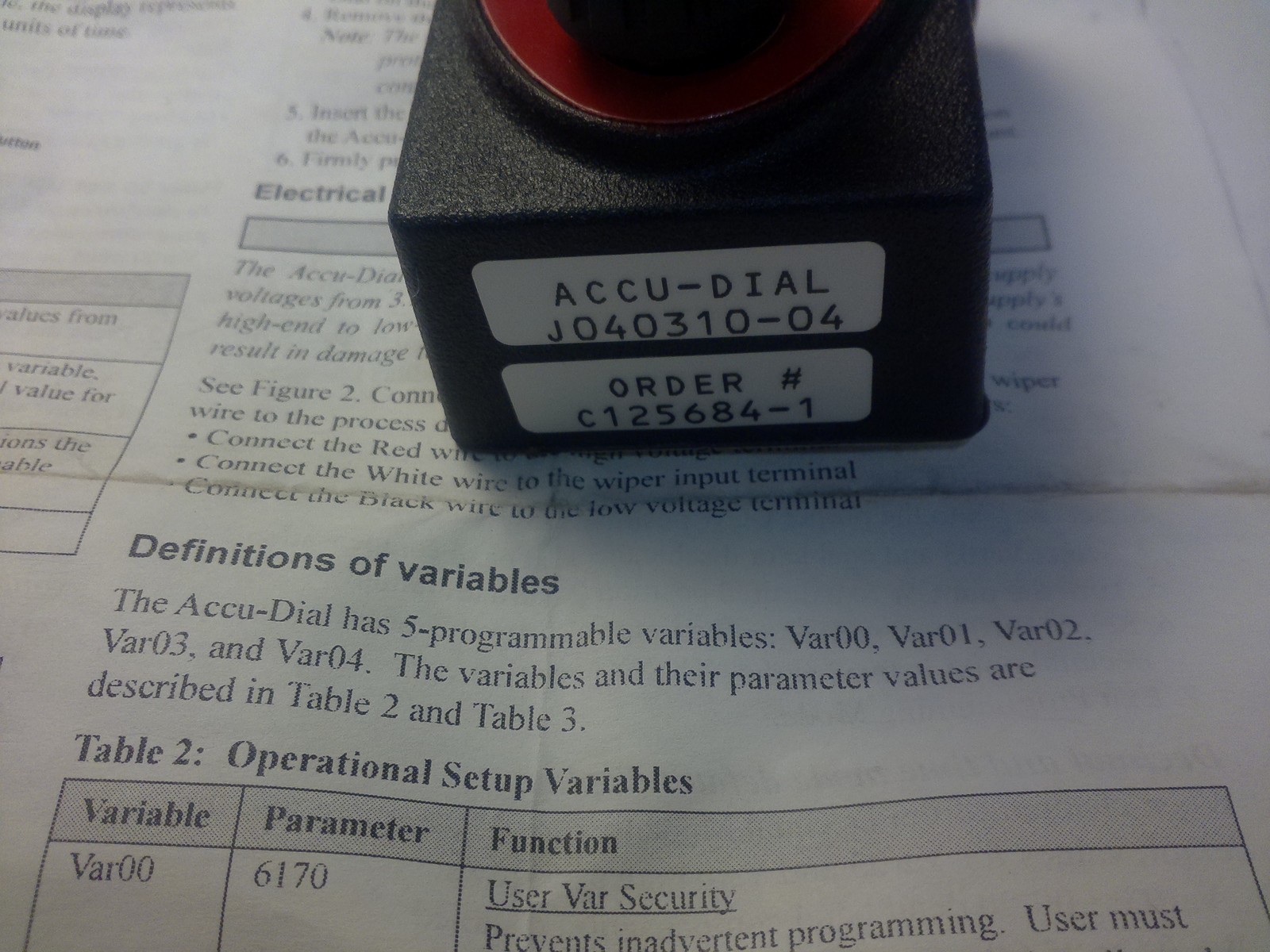 (New) ELECTRO-SENSORS ACCU-DIAL J040310-04 and 50 similar items