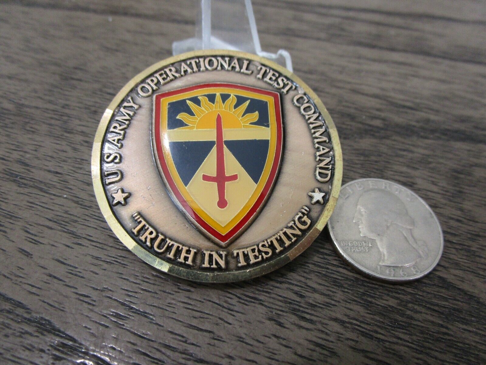 US Army ATEC Operational Test Command Technical Director Challenge Coin ...