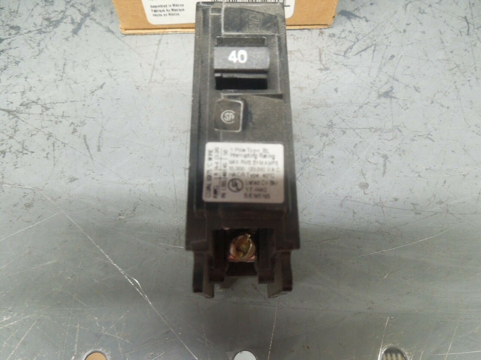 Box of 12- Siemens B140 40A 1P 120/240V Type BL Bolt On Circuit Breaker ...