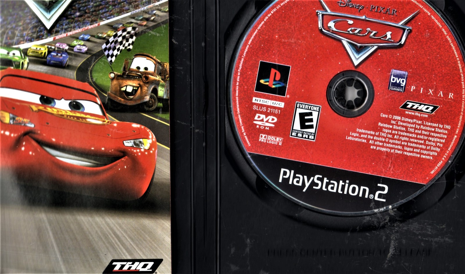 Playstation 2 - THQ - DISNEY PIXAR - CARS - Video Games