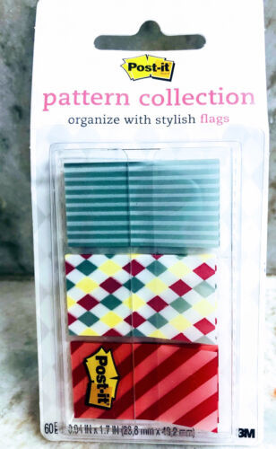 Post-it Pattern Collection Organize W/ Stylish Flags 0.94x1.7in ...