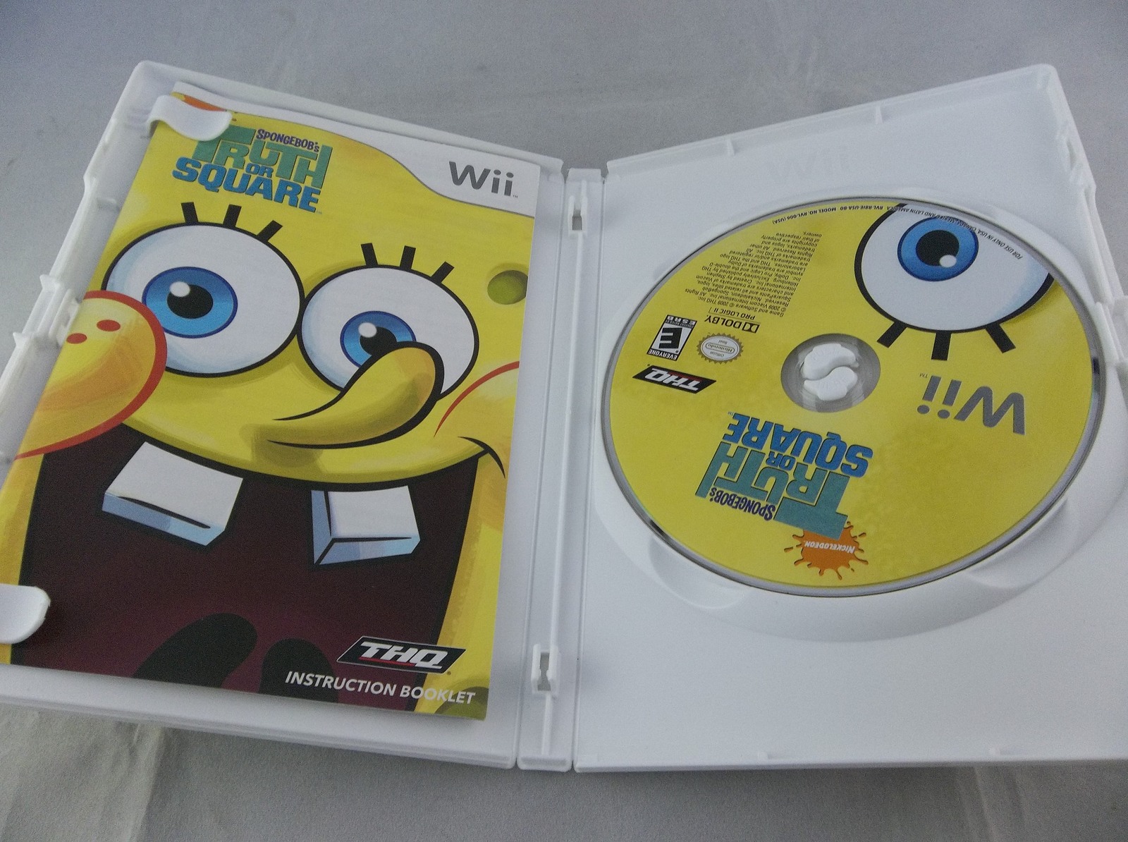 Nickelodeon Spongebob's Truth Or Square 2009 Nintendo Wii Video Game ...