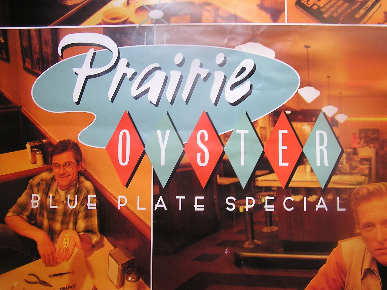 Prairie Oyster 1997 Rare Poster BMG Music Canada Blue Plate Special 36* ...