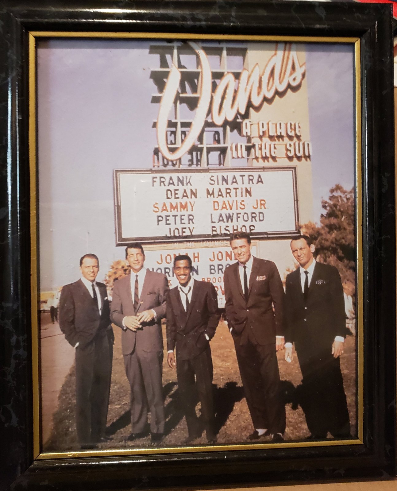 Rare Photo of The Original ‘Rat Pack in Front of the Sands Hotel and ...