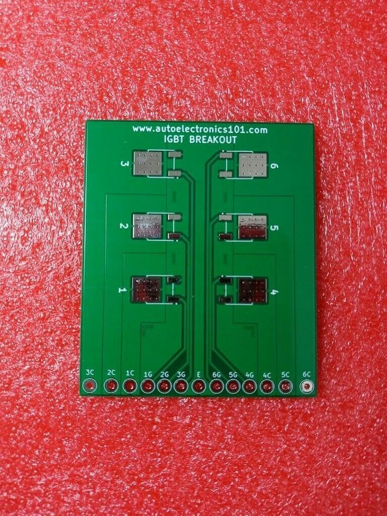 Custom PCB - SMD direct solder Transistor - IGBT TO-252 breakout board ...