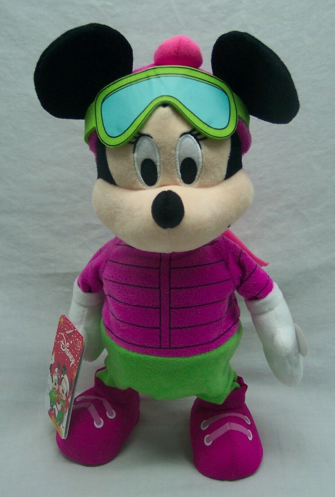 Disney HOLIDAY CHRISTMAS MUSICAL DANCING MINNIE MOUSE 13" Plush STUFFED ...