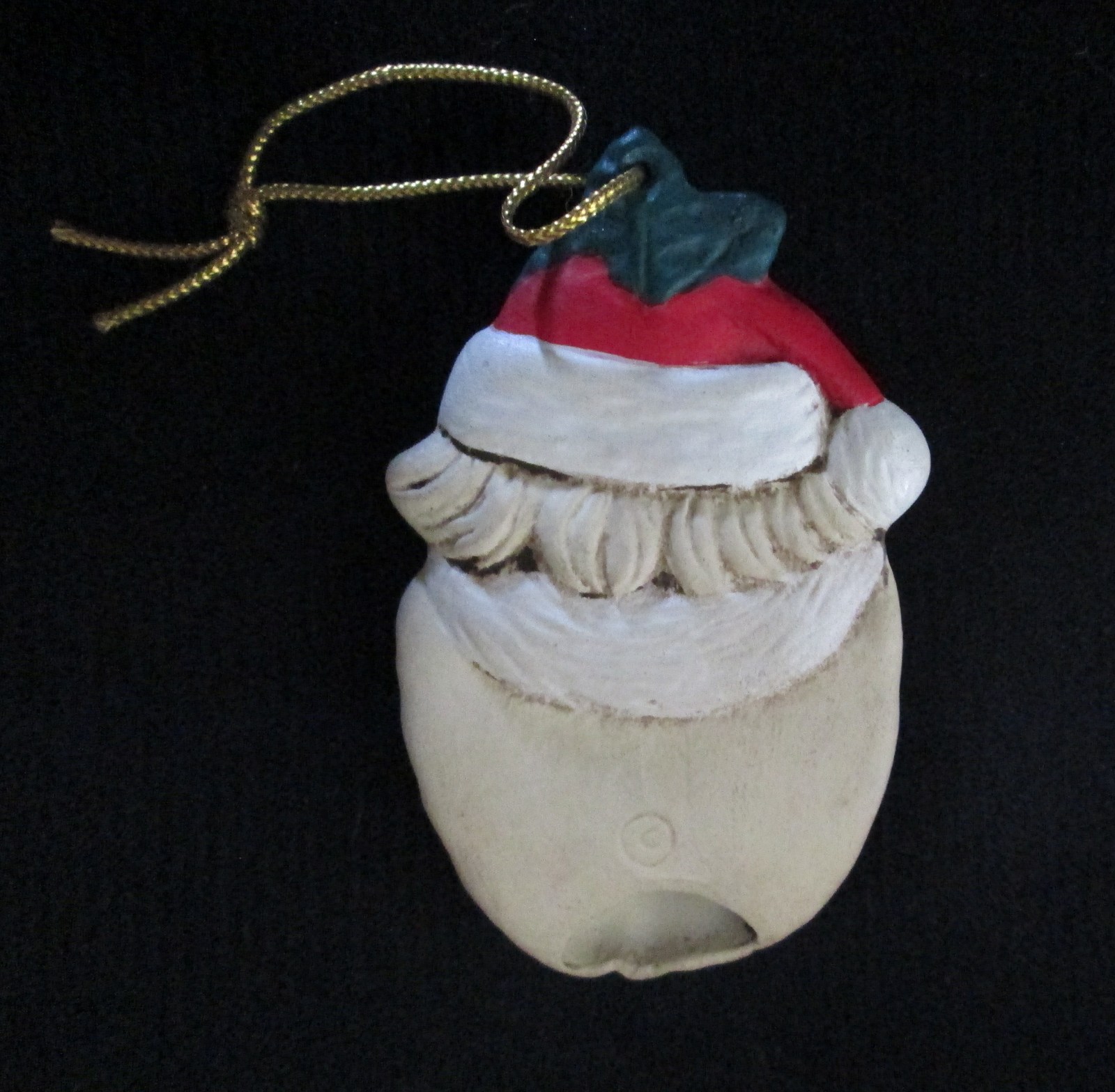 Hand painted Santa Claus Head Ceramic Christmas Tree Ornament - Ornaments Hand painted Santa Claus Head Ceramic Christmas Tree Ornament - Ornaments
