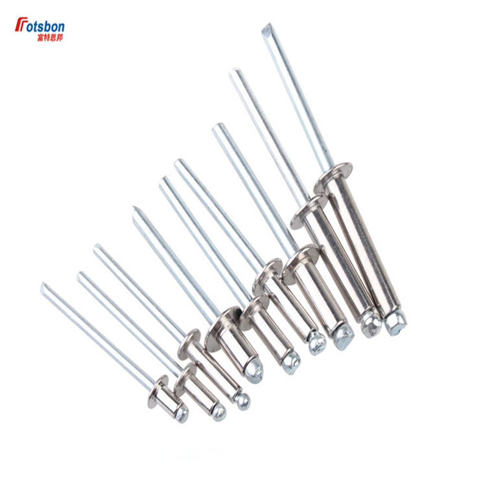 M4/M5 Blind Rivets Nail Break Mandrel Open Pop Rivet 304 Stainless ...
