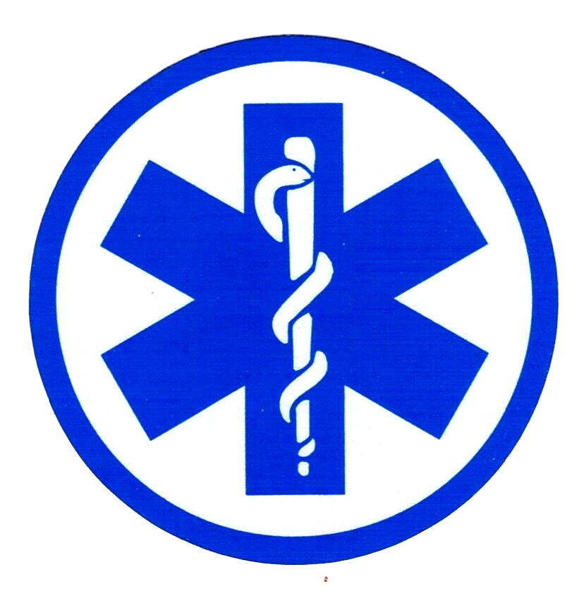 STAR OF LIFE Highly Reflective STAR OF LIFE Vinyl 2 1/2" Round DECAL ...
