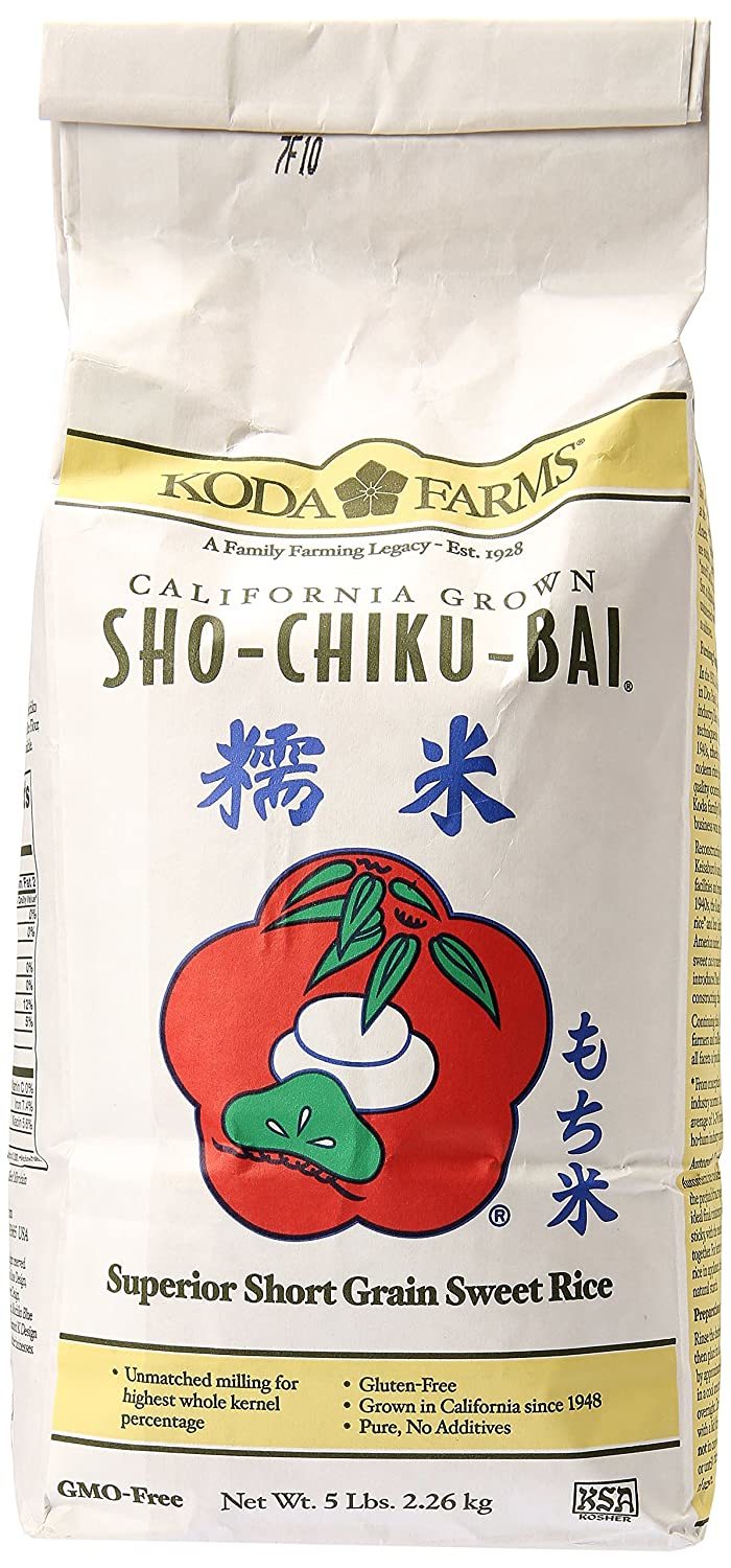 Koda Farms Sho-Chiku-Bai Superior Grain Sweet Rice 5 Lbs - Rice