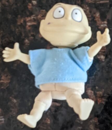 Rugrats Tommy Pickles 4" Doll Vintage 1997 Viacom No Diaper Plush ...