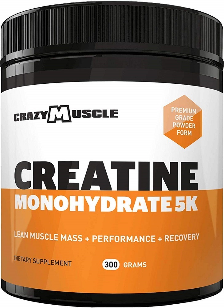 100% Pure Creatine Monohydrate Powder - Proven Muscle Builder - 300g (2 ...