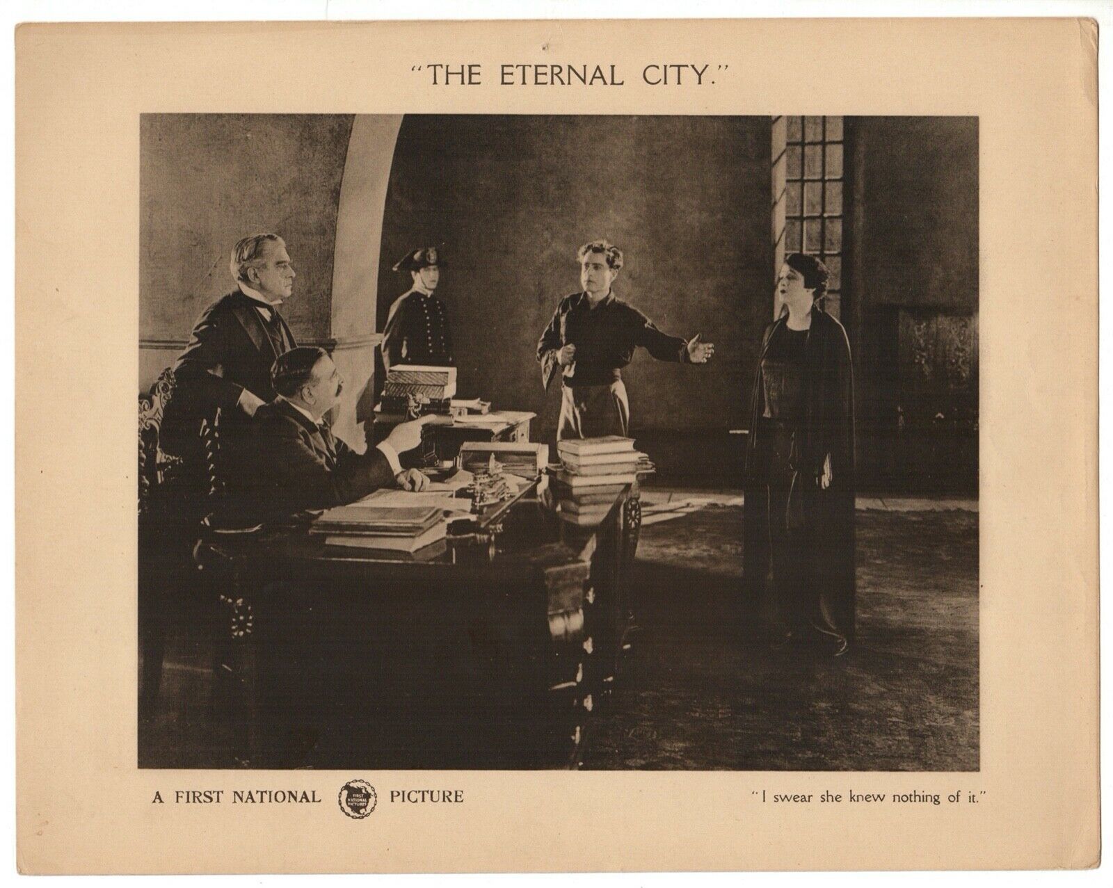 THE ETERNAL CITY (1923) Barbara La Marr, Bert Lytell, Mussolini & King ...