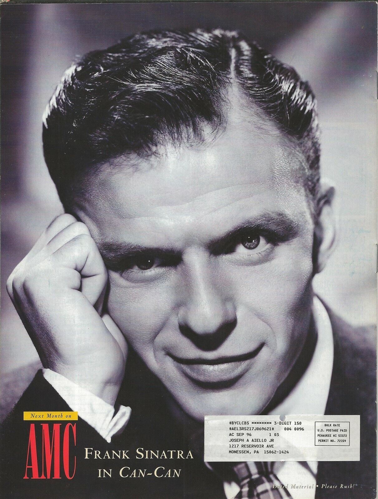 ORIGINAL Vintage March 1995 AMC Magazine James Dean Frank Sinatra ...